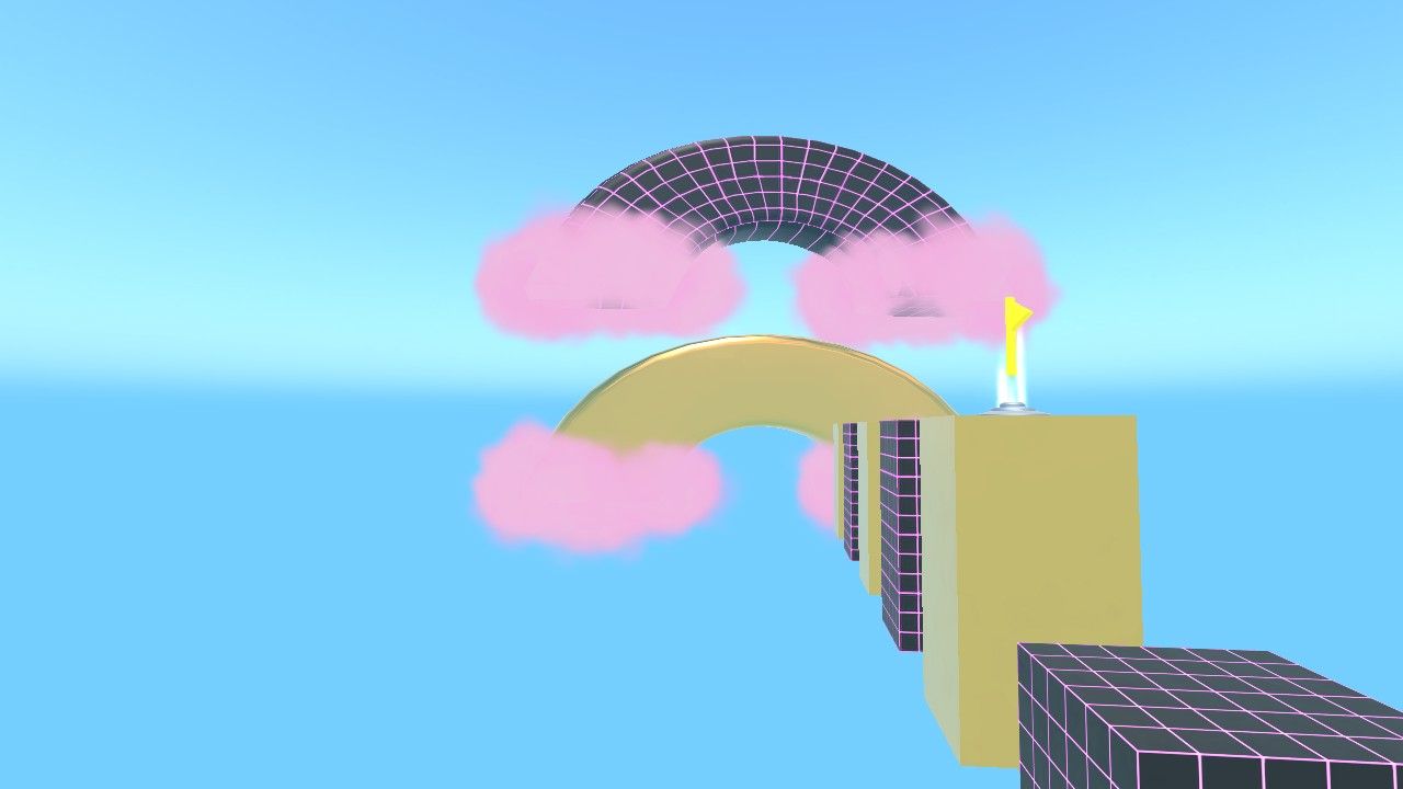 gold and neon obby - HiberWorld: Play, Create, Share.