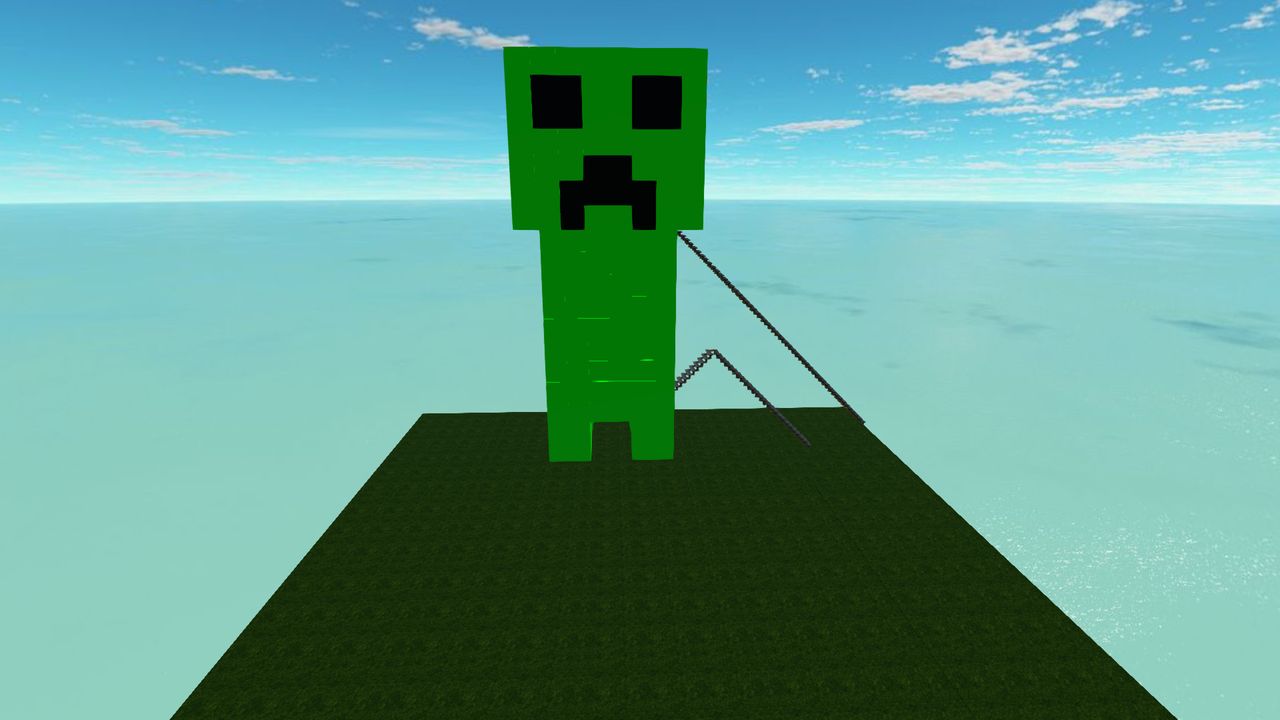 3d creeper - HiberWorld: Play, Create, Share.