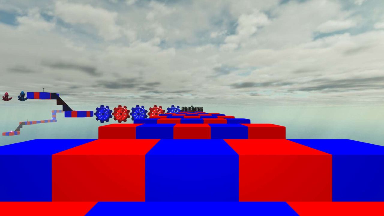 Blue and Red Obby - HiberWorld: Play, Create, Share.