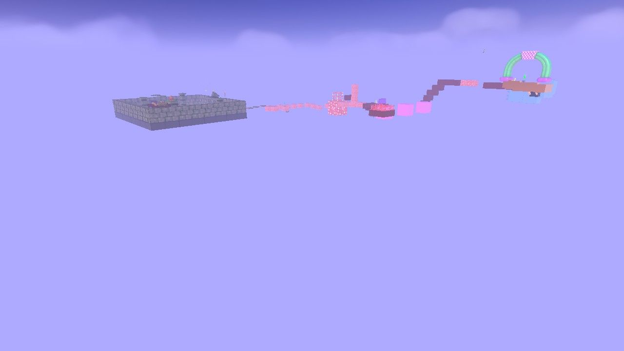 Candy Land Obby and Ancient Temple - HiberWorld: Play, Create, Share.