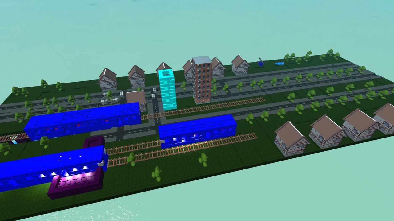 Part 2 city subway train - HiberWorld: Play, Create, Share.