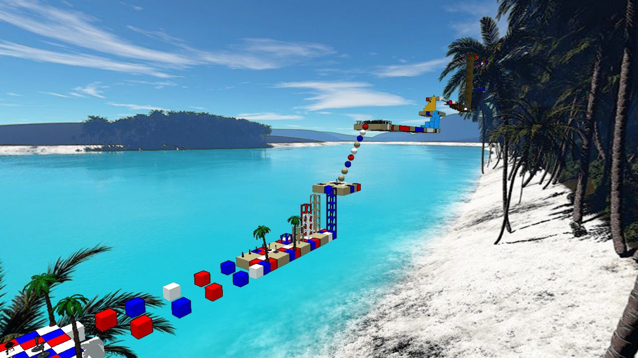 Beach 🏖 obby 3 and the 4 of July - HiberWorld: Play, Create, Share.