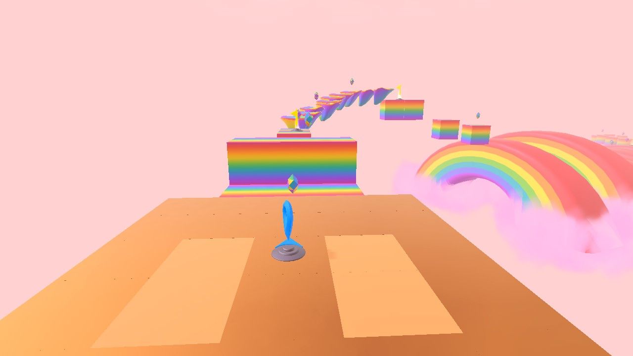 Cute Rainbow obby - HiberWorld: Play, Create, Share.