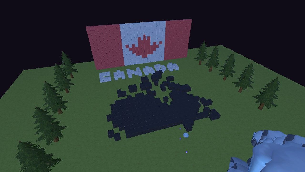 Canada Pixel Obby PX22 - HiberWorld: Play, Create, Share.