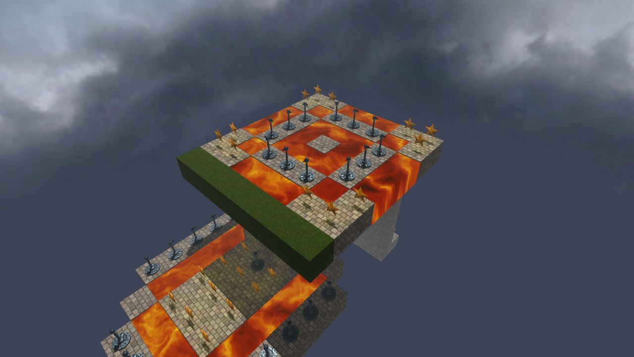 the floor is lava obby - HiberWorld