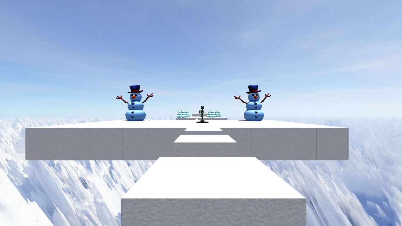 Snowy game -read the description- - HiberWorld: Play, Create, Share.