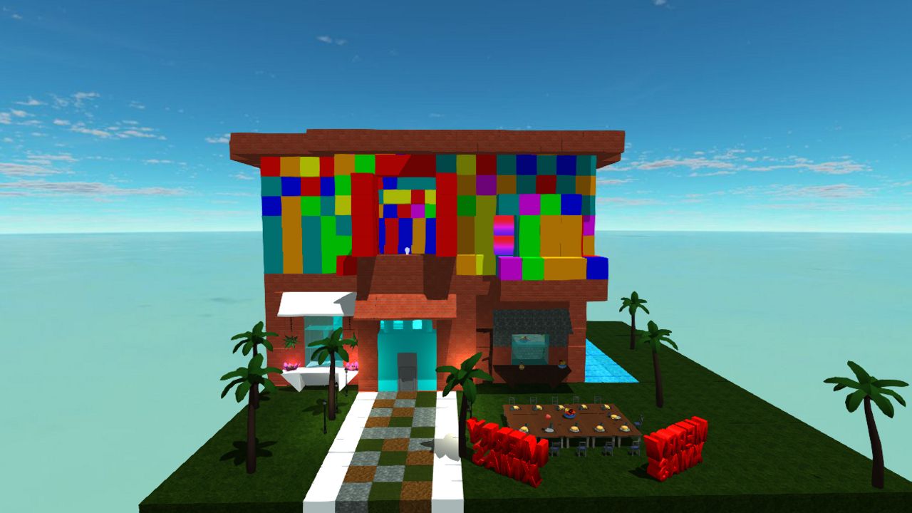 Rainbow encanto house - HiberWorld: Play, Create, Share.