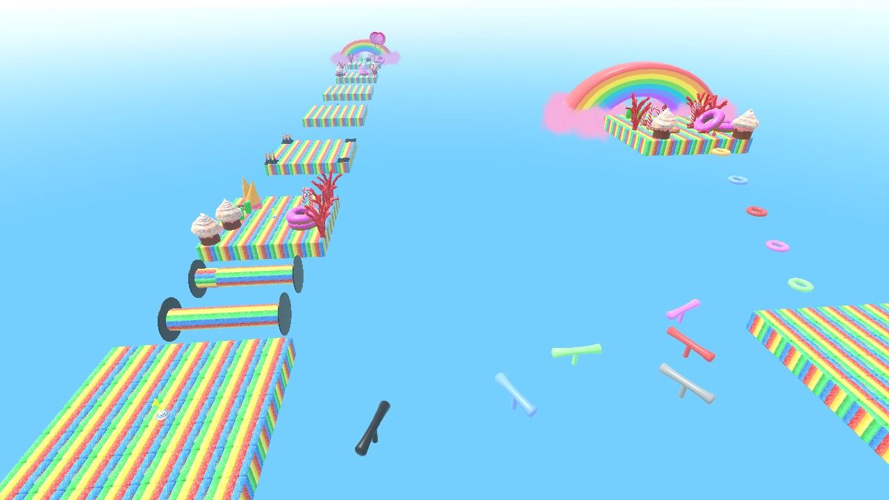 🍭 Rainbow candy obby🌈 - HiberWorld: Play, Create, Share.