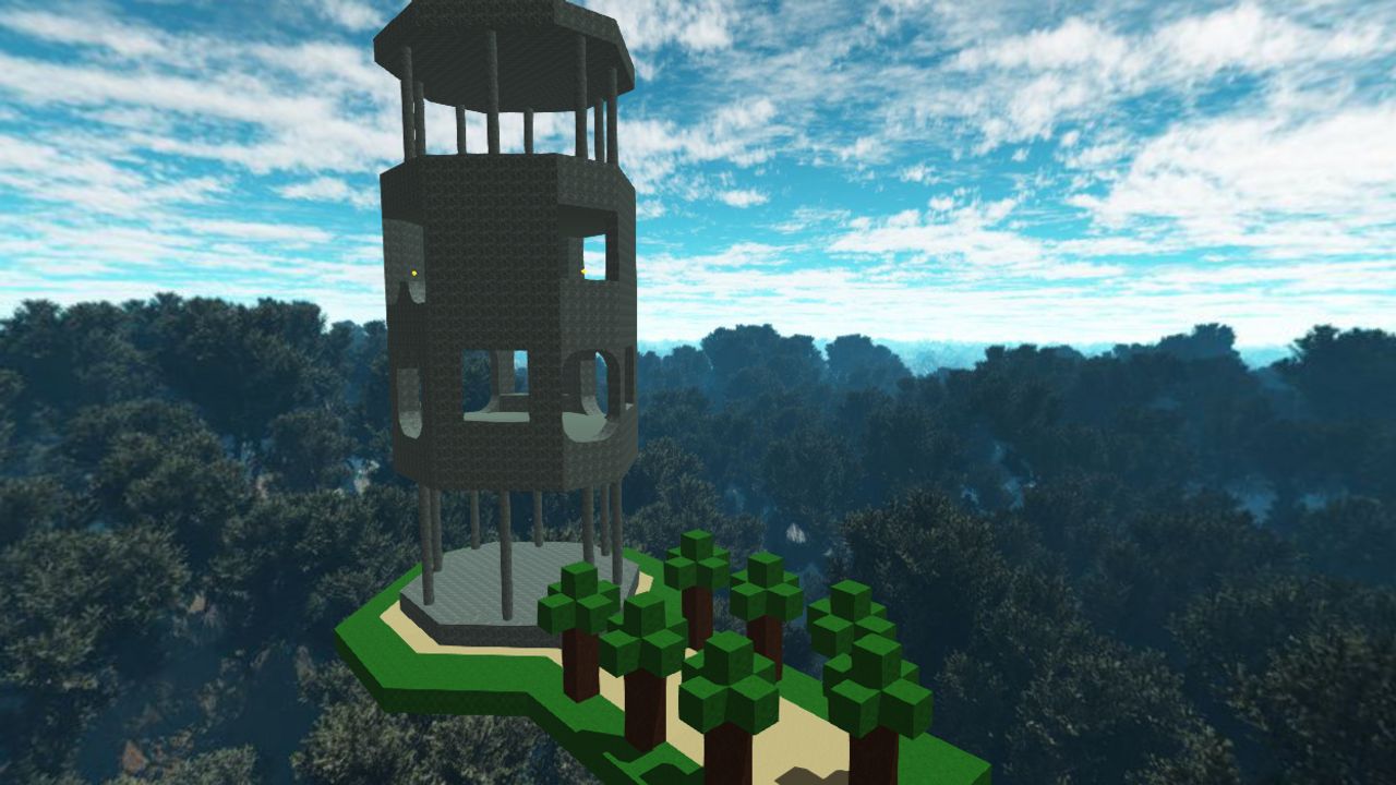 Monument Tower of Hiber - HiberWorld: Play, Create, Share.
