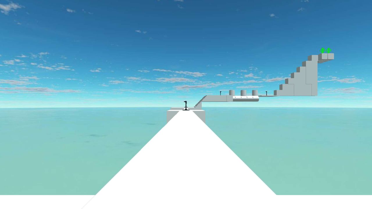 The white Obby Part 1 - HiberWorld: Play, Create, Share.