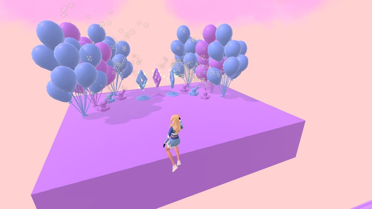 Purple and blue obby - HiberWorld: Play, Create and Share in the Metaverse.