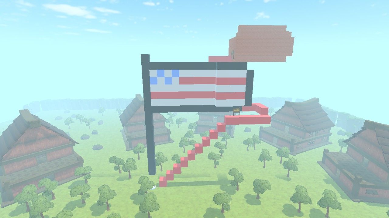 united states of america stairs obby cv22 - HiberWorld: Play, Create ...