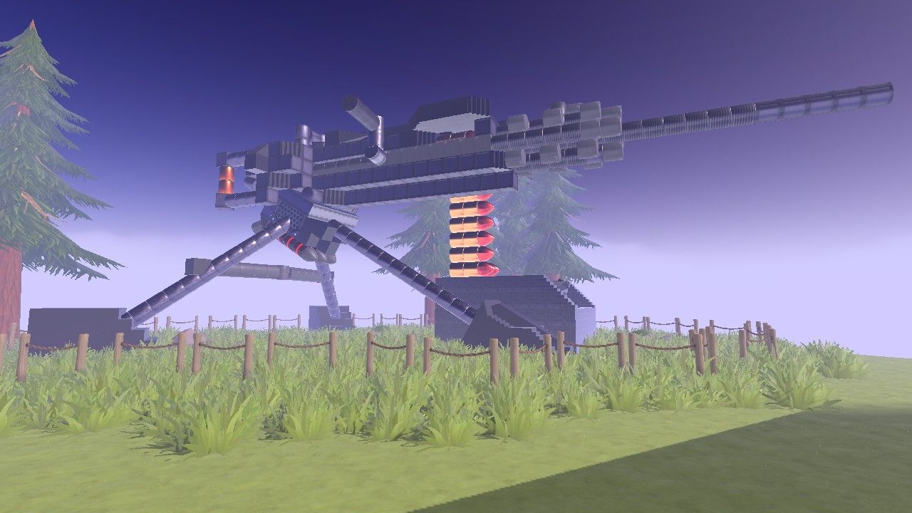 M2 BROWNING Machine Gun - HiberWorld: Play, Create, Share.