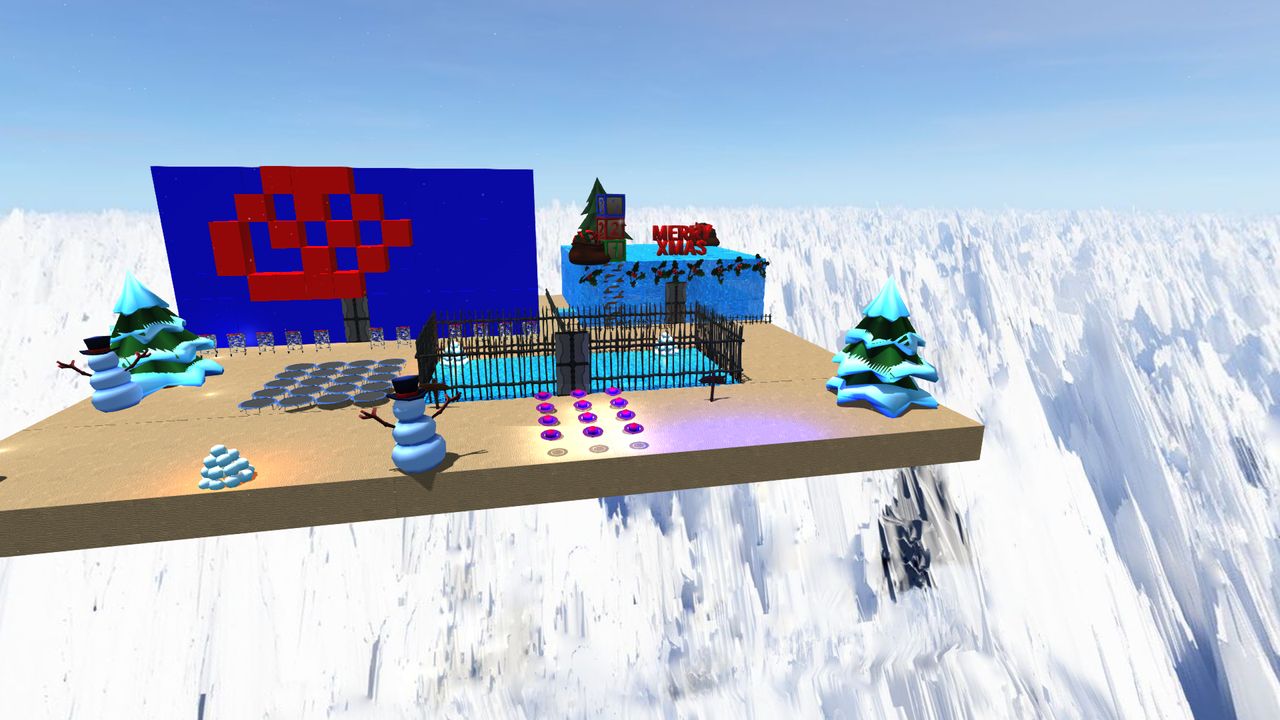 snow flake - HiberWorld: Play, Create and Share in the Metaverse.
