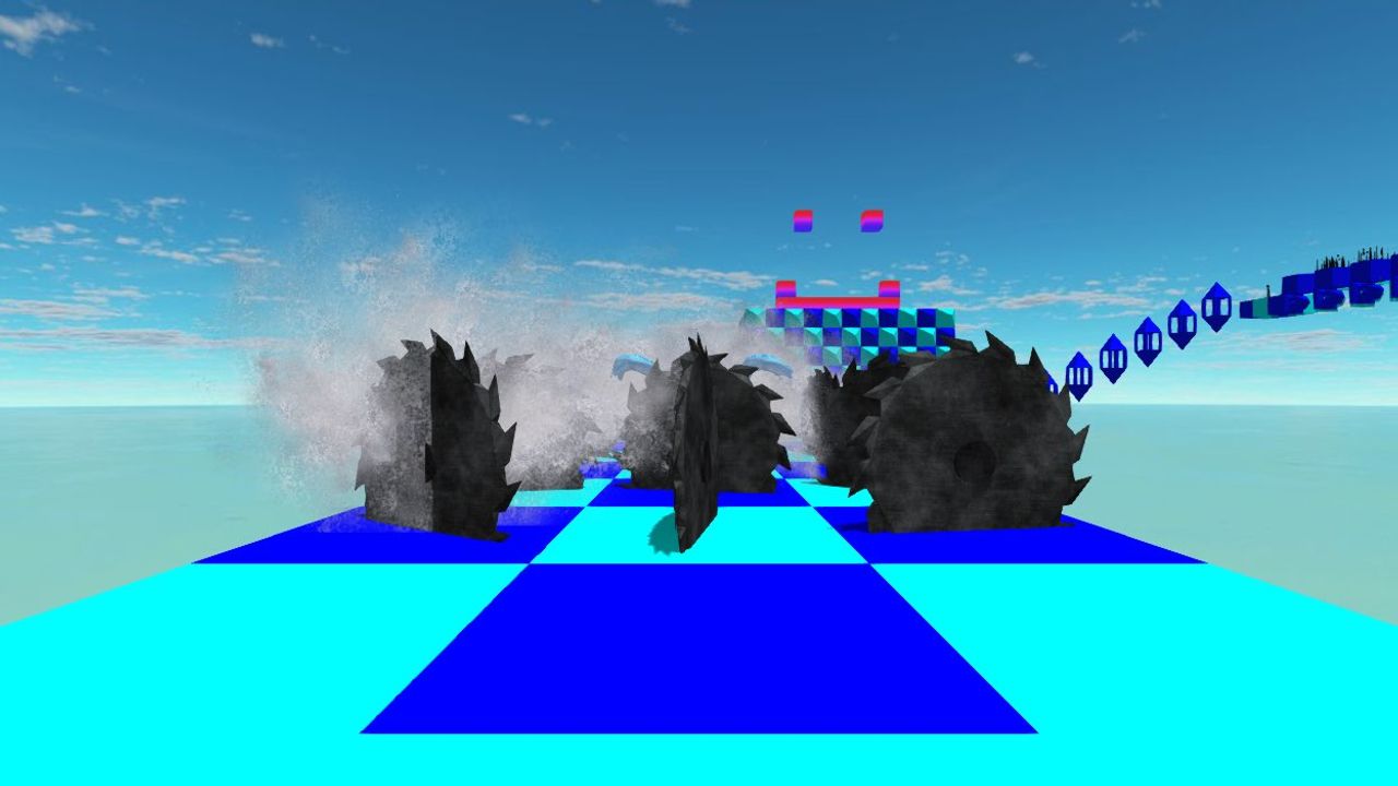 Blue and cyan obby - HiberWorld: Play, Create, Share.