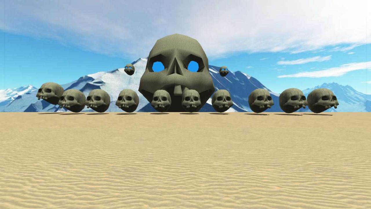 skeleton world - HiberWorld: Play, Create, Share.