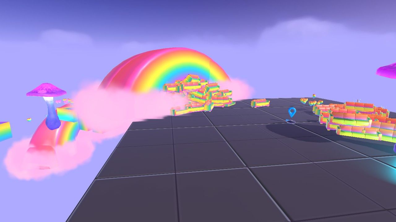 Easy hard aesthetic rainbow obby♡♡♡♡🙌🏾🙌🏾 - HiberWorld: Play, Create, Share.