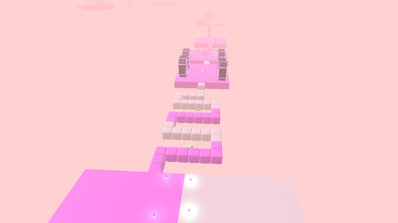 Pink and White Obby! - HiberWorld: Play, Create, Share.