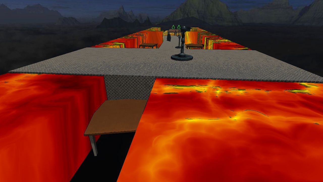 The floor is lava obby - HiberWorld